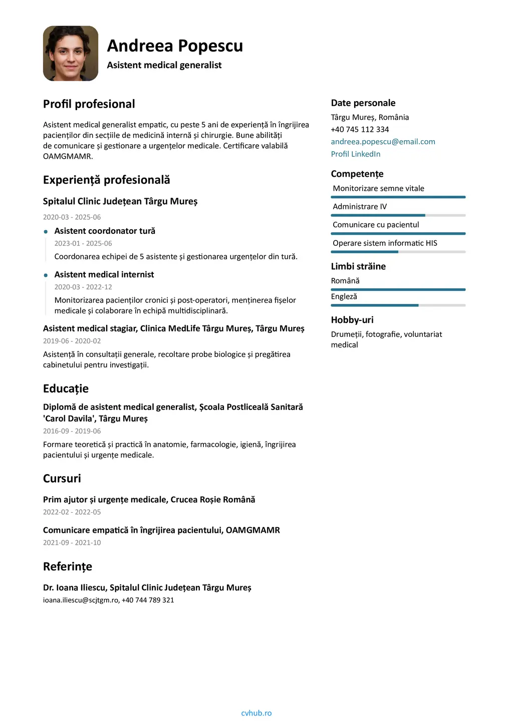 Modele de CV pentru Angajare | Creează un CV Rapid